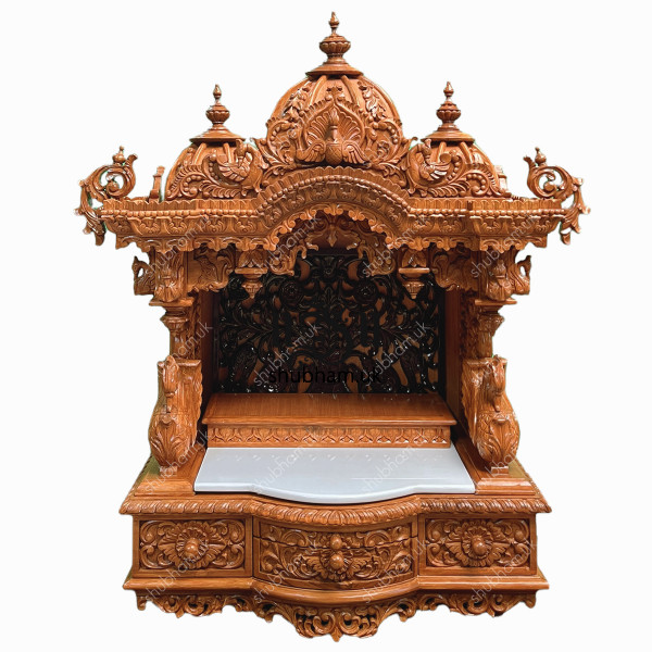 Wooden Temple Mandir For Home - Buy Indian Puja Ghar Mandir for Home in ...