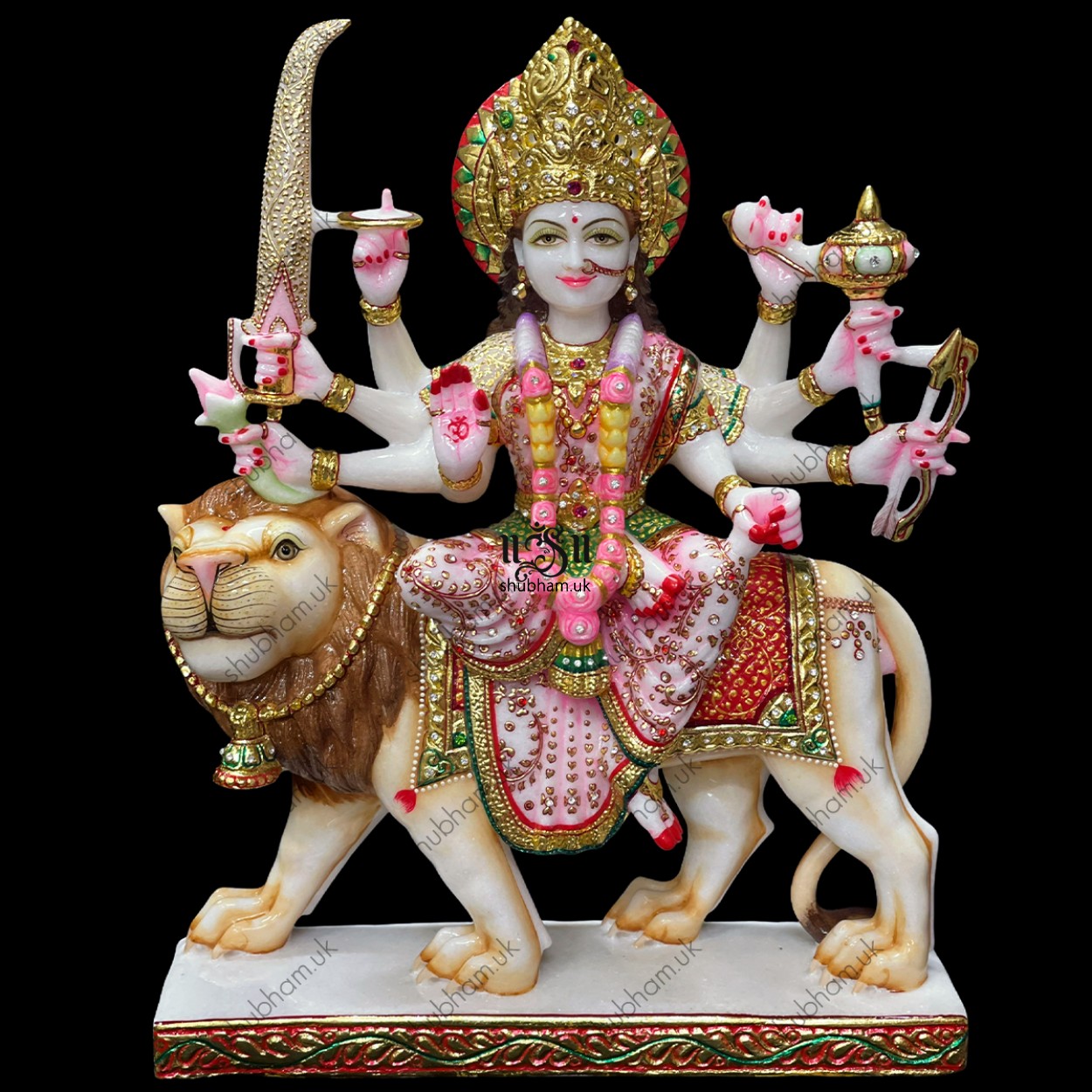 Magnificent Goddess Ambey Maa Durga Mata Marble Statues for your home ...