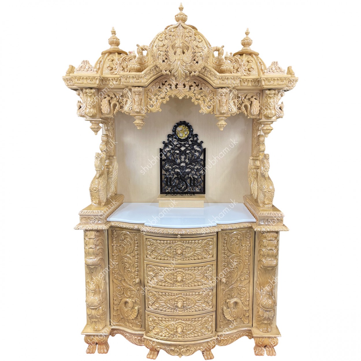 Buy Big Temple With drawers Seven Wooden temple, mandir, pooja ghar ...