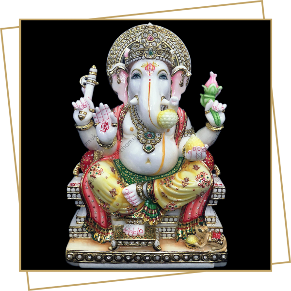 Buy online Divine Marble Murti of Laxmi ji and Vishnu Ji for Home ...